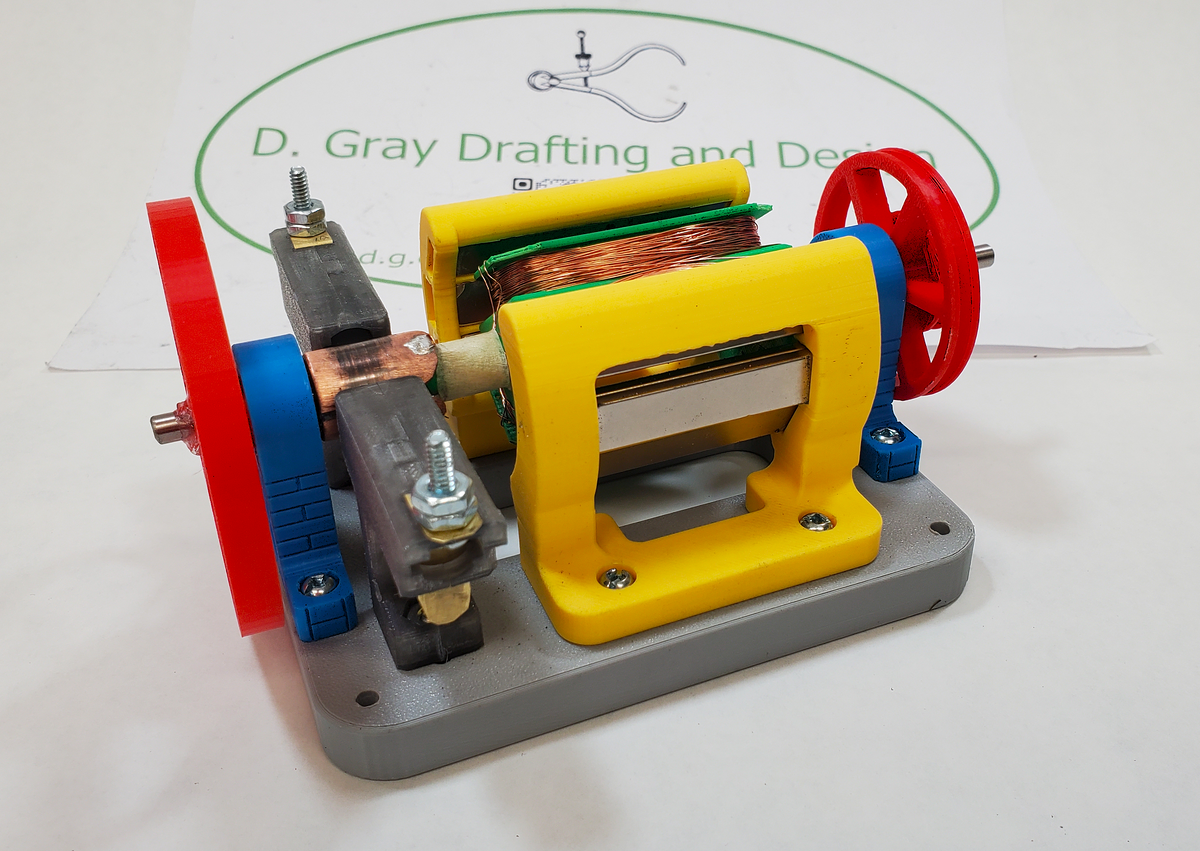 DC Motor Kit – D. Gray Drafting and Design
