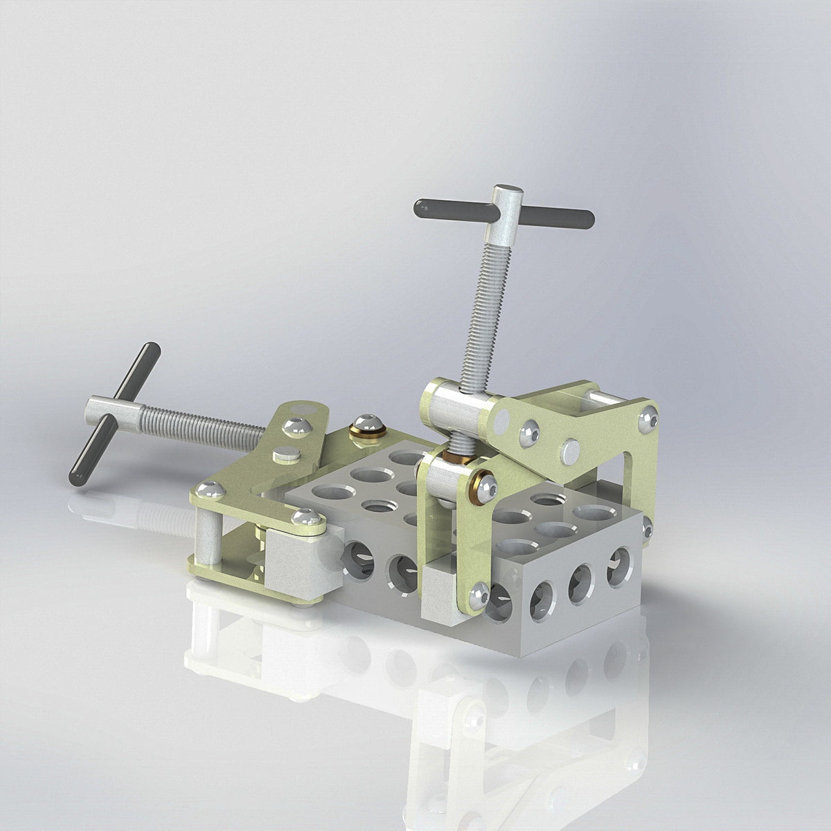Pair 2" (50mm) Machinist Clamps Partial Kit Plates, Hardware and Drawi – D. Gray Drafting and Design